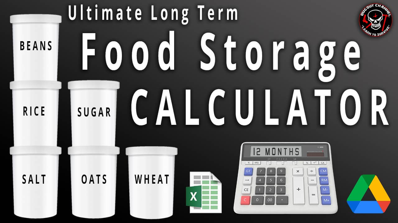 Food Storage Calculator - Bugout Channel